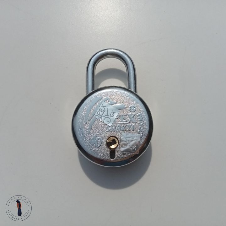 Indian Opex 40 mm Steel Mini Tala for Door Lock Table Lock and Luggage ...