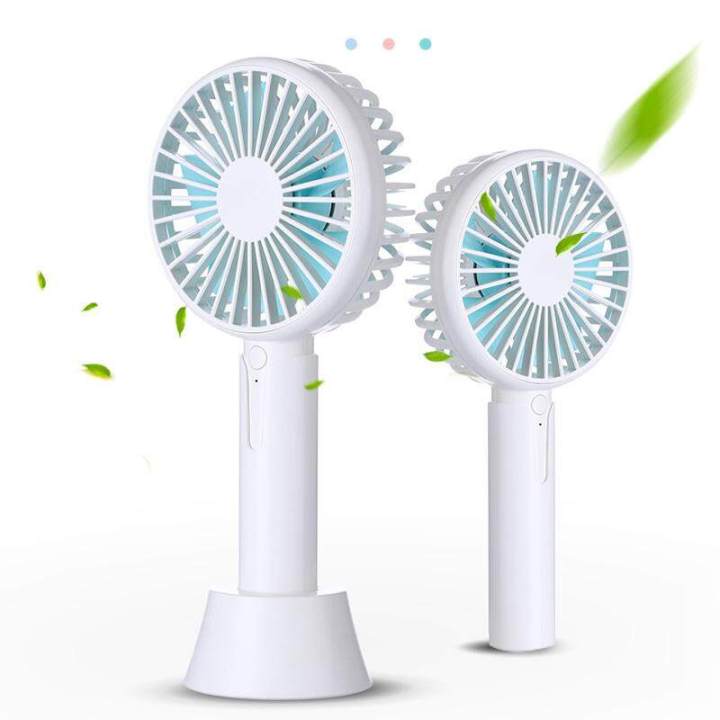 Portable Rechargeable Mini Fan Air Cooler Operated Hand Held USB 18650 ...