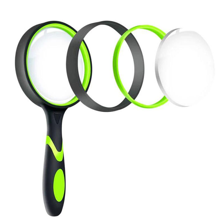 Magnifying Glass with 90mm Lens Magnifier with Non-Slip Soft Handle for ...