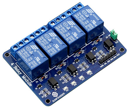 Arduino 4 channel relay module 4-channel relay control board with ...