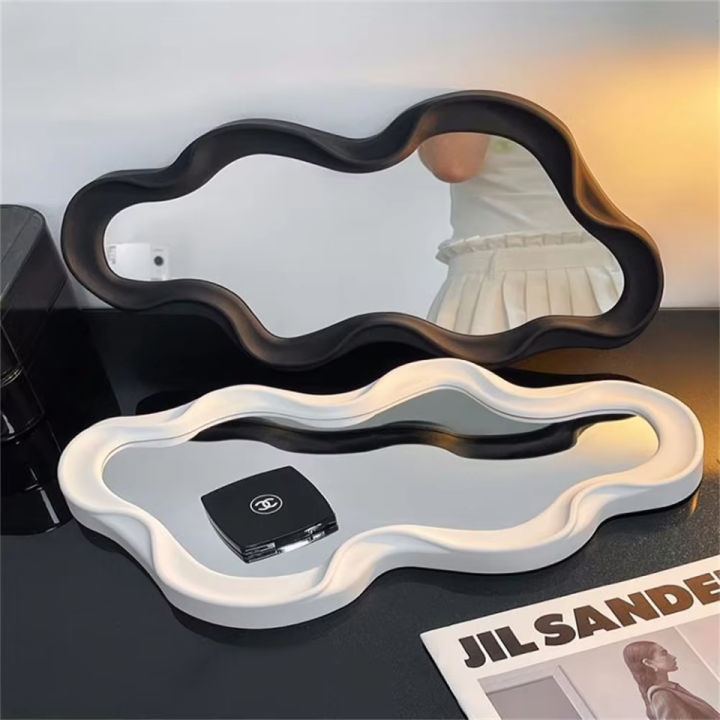 1pcs Cloud Shape Irregular Decorative Mirrors Full Body Wall Mirror for ...