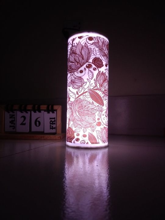 Handmade Lamp Shade Soft light and glosy finish Transpoart paper wity ...