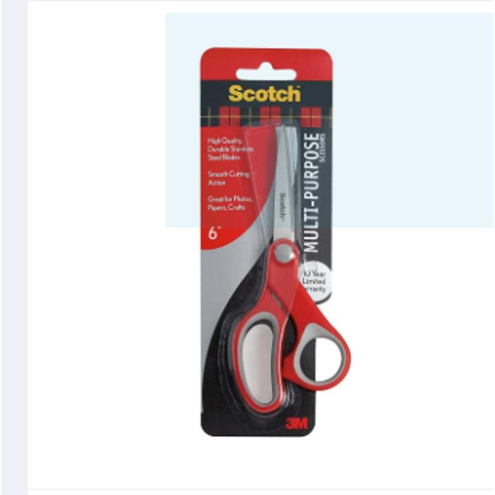 Scotch 6-inch Multipurpose Scissor- Red | Daraz.com.bd