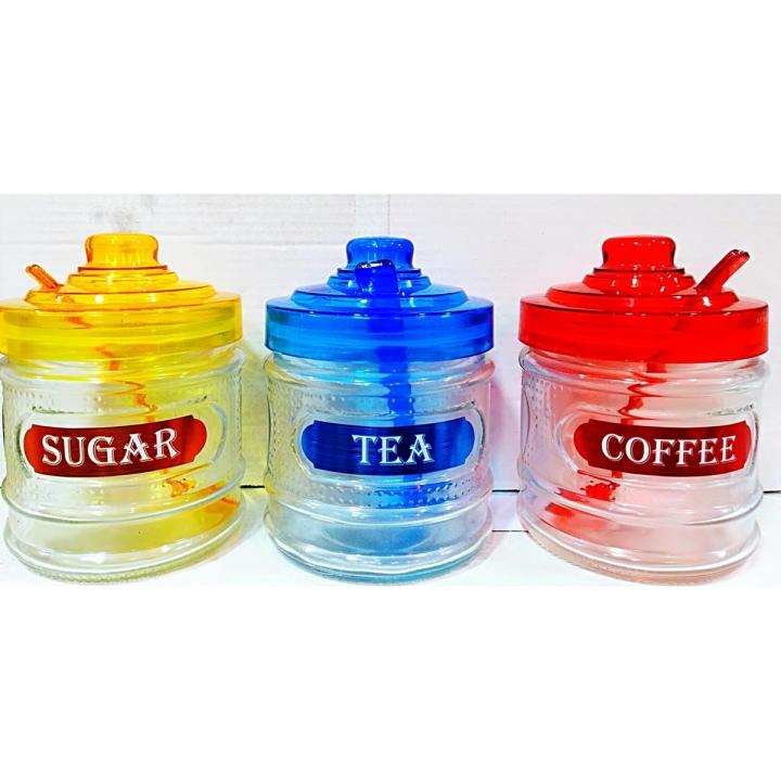 Glass Storage Set/3Pcs | Daraz.com.bd