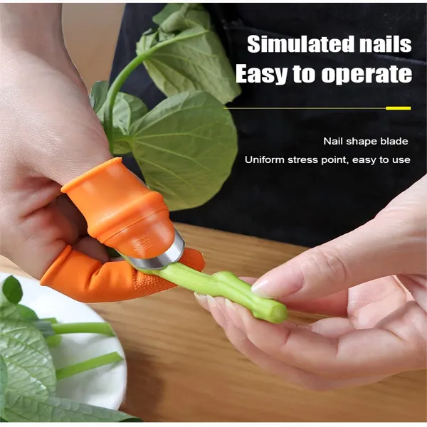 Thumb Cutter with 4 Finger Set for Garden Plant Home appliances Kitchen ...