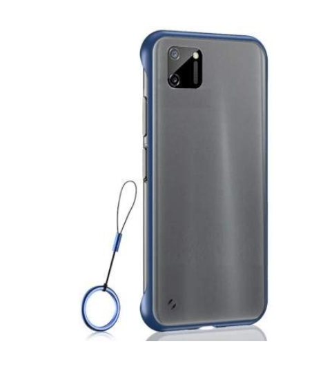 MOBILOVE Ultra Slim Frameless Design Frosted Matte Semi-Transparent ...
