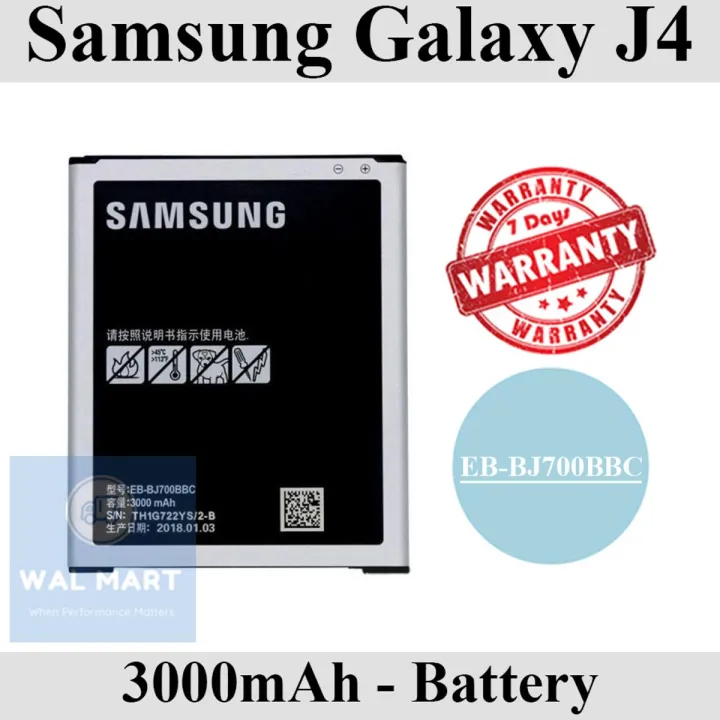 Mobile Battery For Samsung Galaxy J4 Premium Quality 3000mAh | Daraz.com.bd