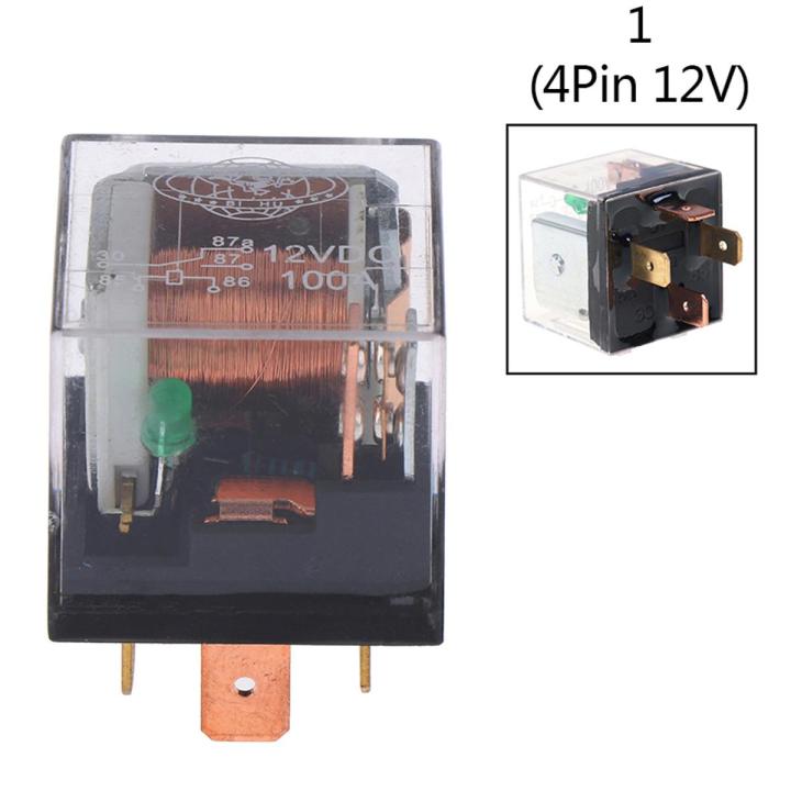 【Limited Quantity】 Waterproof automotive relay 12v/24v 100a 4pin/5pin ...
