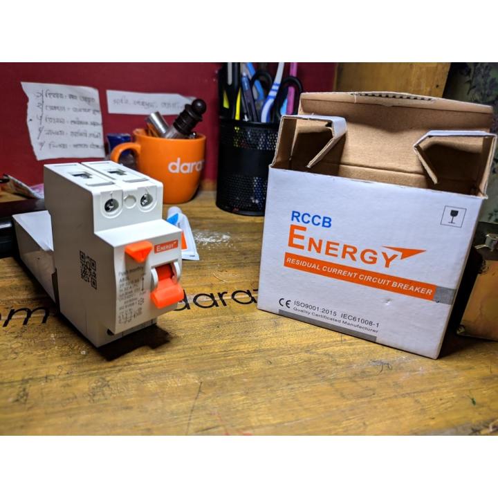 Energy RCCB / RCD 32A 30mA Two Pole 2P Residual Current Device Earth ...