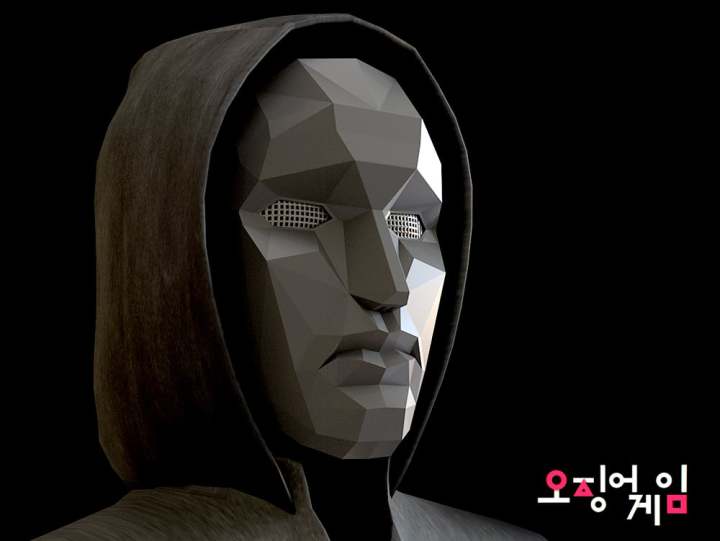 FrontMan Mask Squid Game | Realistic Costume Cosplay Mask for Halloween ...