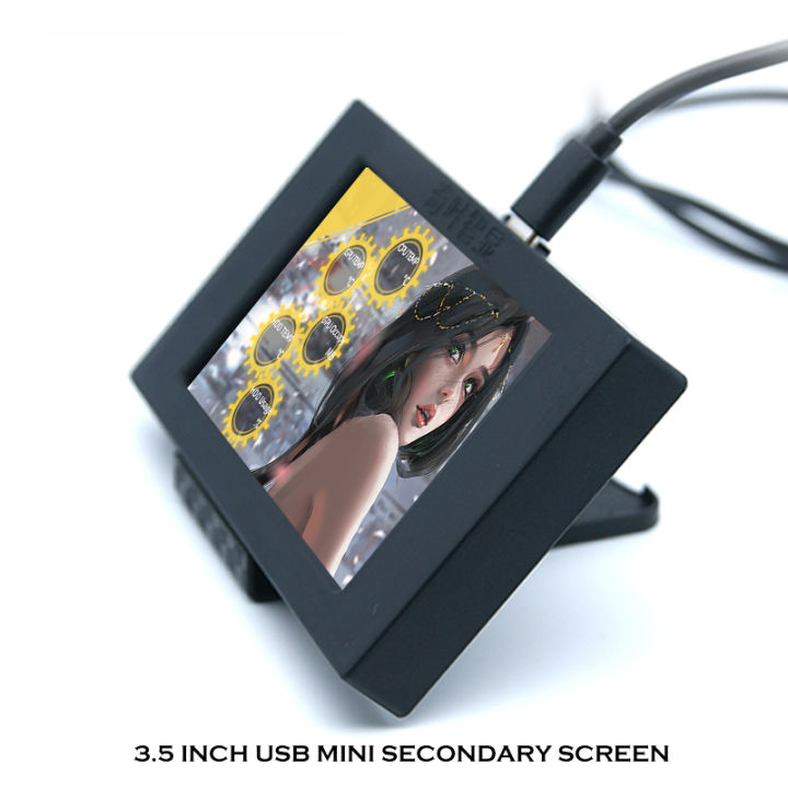 3.5/5 IPS Mini Monitor For PC CPU GPU RAM Monitoring,Computer Secondary ...