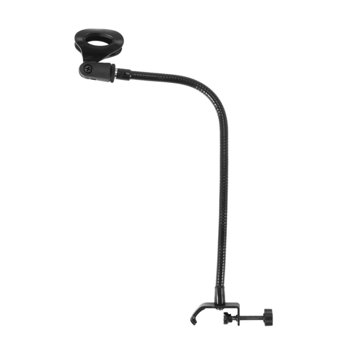 6X Flexible Gooseneck Microphone Stand with Desk Clamp for Radio ...