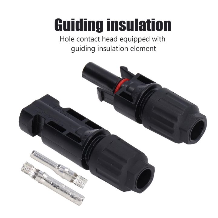 5 Set Solar Connector Male Female PV Panel Cable Plug High Voltage 30A ...