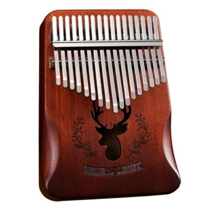17 Keys Kalimba Pocket Thumb Piano Coffee Thumb Piano Thumb Instrument ...
