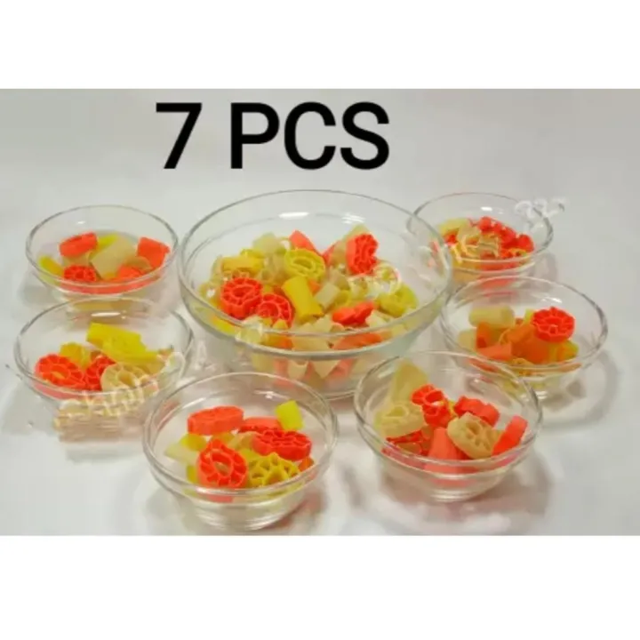7 Piece Ice Cream Cup Set, Glass Firni Set & family Bati Set / 7 pcs ...
