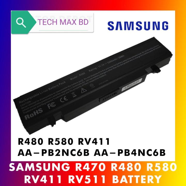 Samsung Laptop Battery For Model- R428 R480 R580 RV411 NP300E4E AA ...