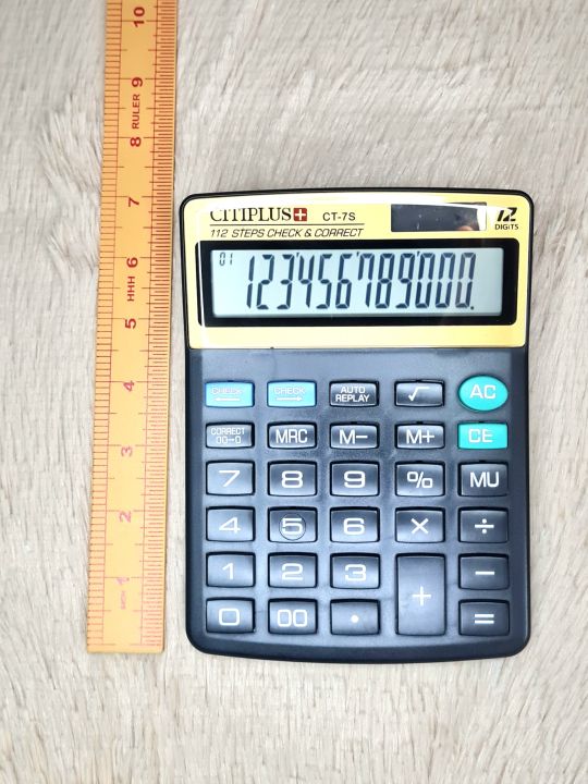Big Size Official 12 Digits Citipluss Calculator CT 7S | Daraz.com.bd