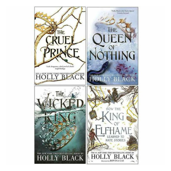The Folk of the Air Series 4 Books Collection Set By Holly Black (The Cruel,The Queen ,The ...