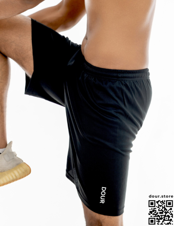 Dour Mens Basic Activewear Shorts -Black | Daraz.com.bd