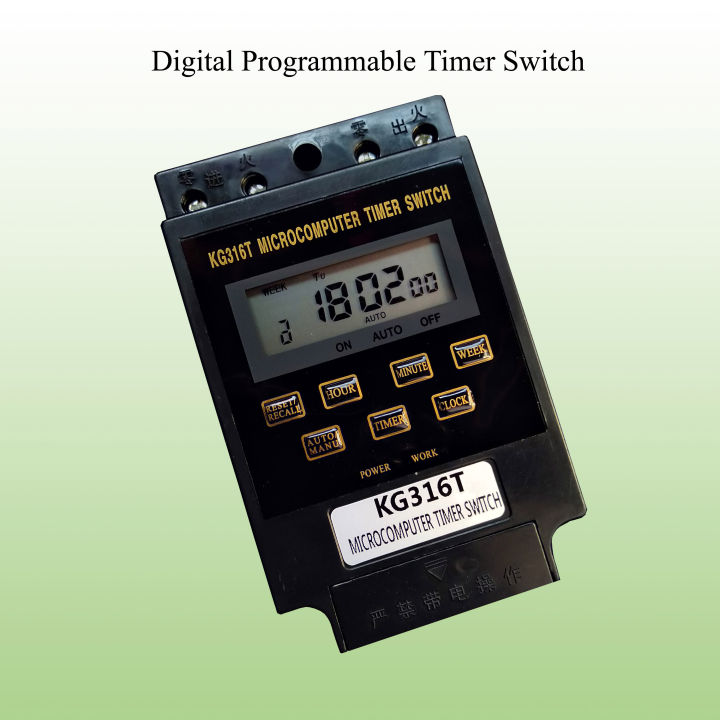 Digital Timer Switch, Weekly Programmable LCD Power Timer, Microcomputer Timer Switch Automatic ...