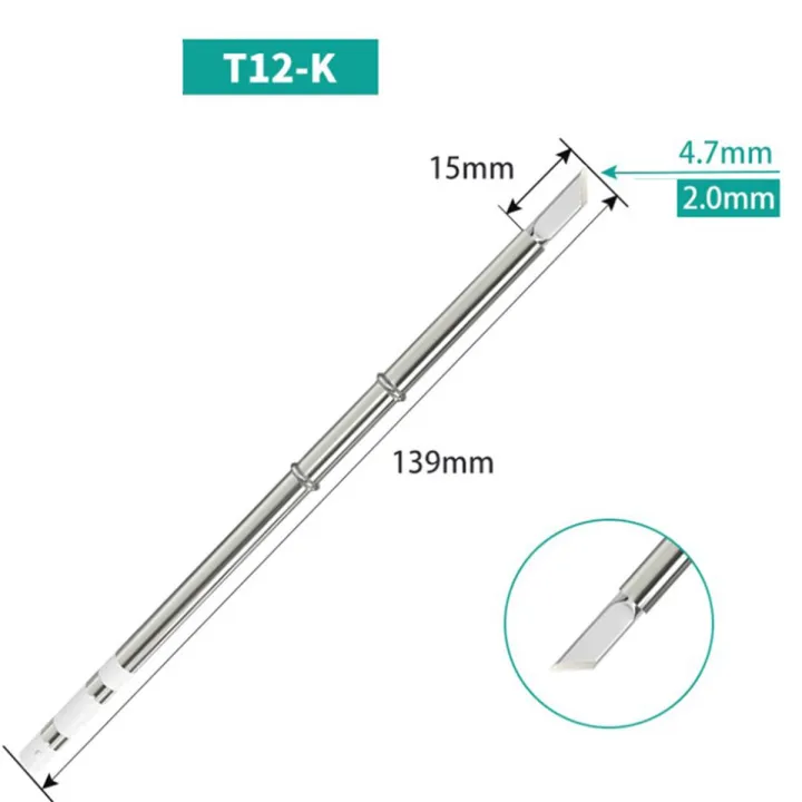 T12 Electric Soldering Iron Tips For Hakko fx951 DIY Soldering Station ...