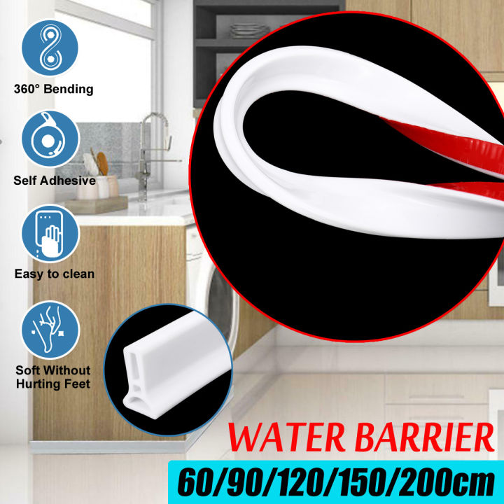 Shower Barrier Water Plug Bathroom Floor Partition Kitchen Strip Water ...