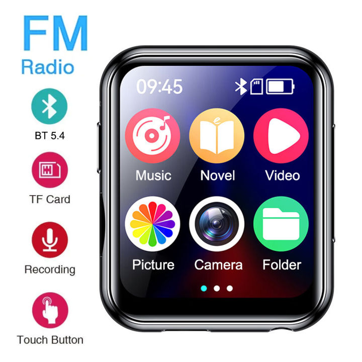 MP3 Music Player with Bluetooth 5.4 HiFi MP4 Walkman Full Touch Screen ...