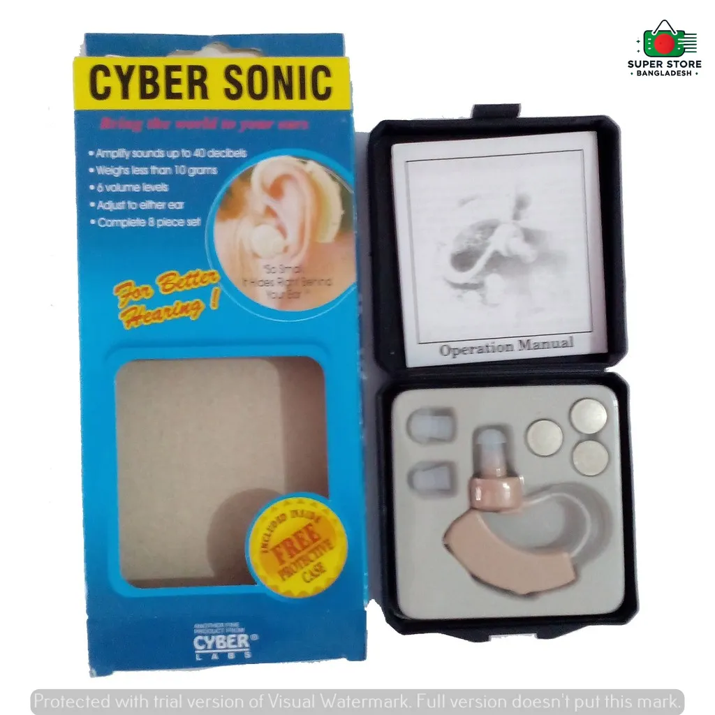 Cyber Sonic Hearing Aid Personal Sound Amplifier hear machine