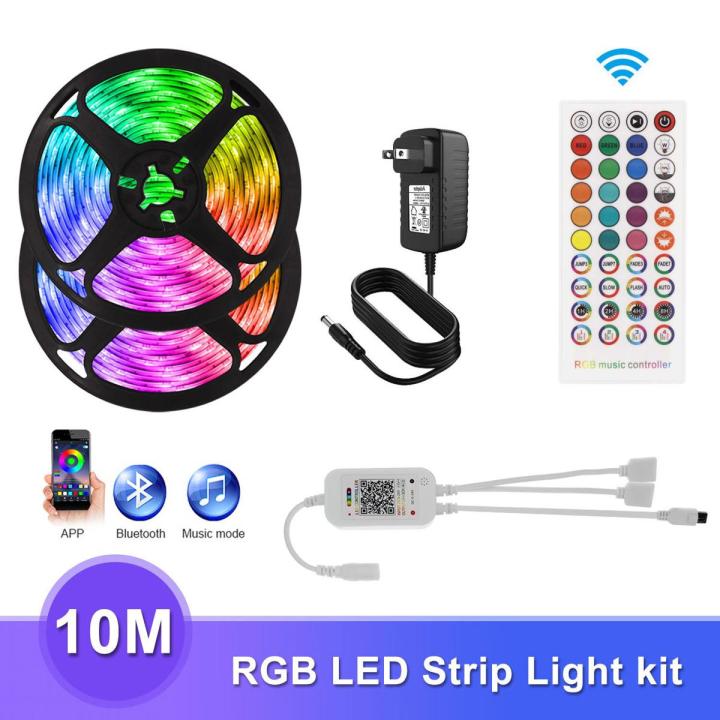 LED Strip Light Bluetooth LED Ruban TV Backlight LED Remote Control ...