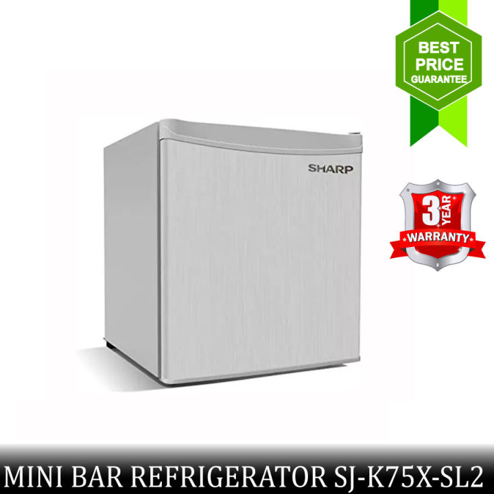 Sharp 65L Mini Bar Fridge (SJ-K75X-SL3) | Daraz.com.bd