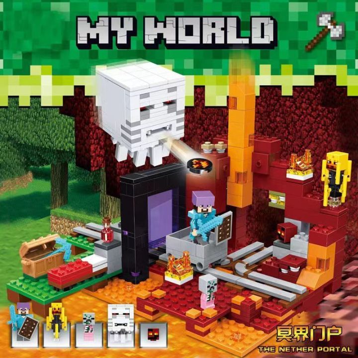 2024 New Product Minecraft Compatible with Lego Ninjago Building Blocks ...