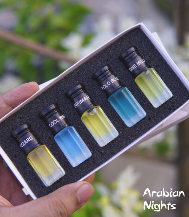 Royal Fragrance Traditional Perfume type Attar - 5pcs Different ...