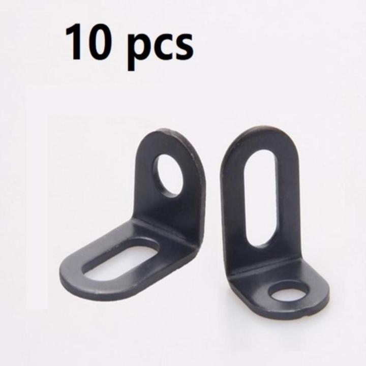 10pcs Metal Corner Braces Brackets Right Angle L Shape Brace Bracket ...