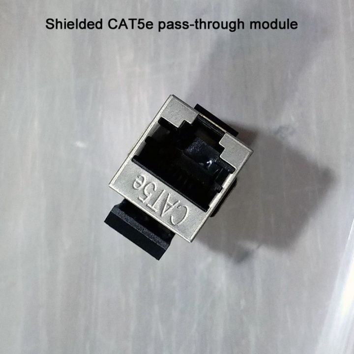 FTP CAT5e CAT6 Straight Through Module shielded RJ45 Connector INFO ...