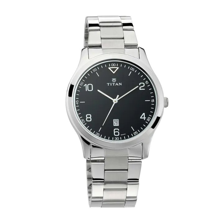 Titan 1770SM02 Black Neo Black Dial Analog Watch for Men | Daraz.com.bd