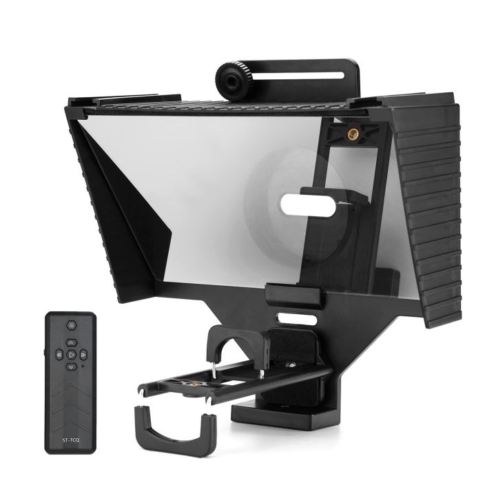 Universal Teleprompter Portable Prompter with BT Remote Control Lens ...