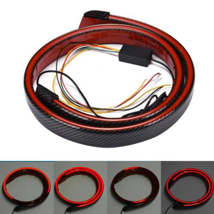 Universal LED Spoiler Rear Lip Kit for Car Trunk Brake Light Trunk Roof ...
