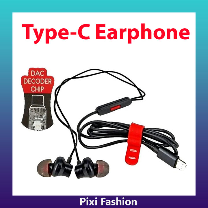 KIN K-808 Type-C Earphone- Listening To Music and Calling Super Bass ...