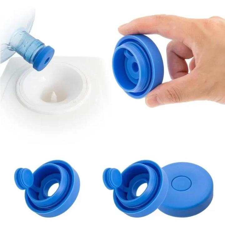Reusable Bottle Plug Cap for 5 Gallon Water Jug Non-Spill Silicone Anti ...
