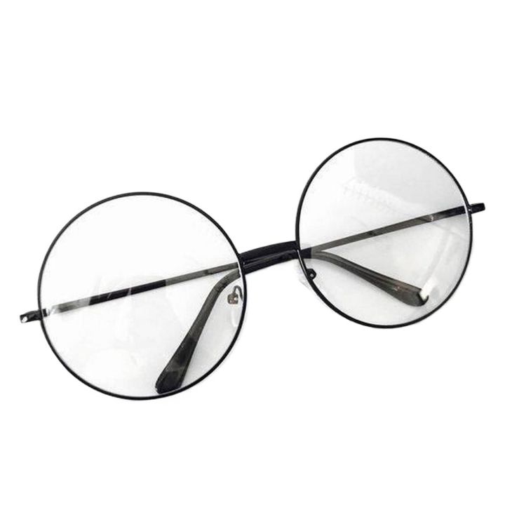 Metal Frame Clear Lens Round Eye Glasses | Daraz.com.bd