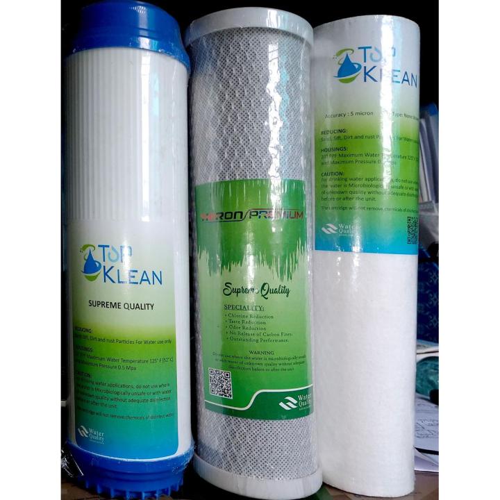 3 in One (PP filter + net Carbon + Box carbon) for RO Machine Cartridge ...
