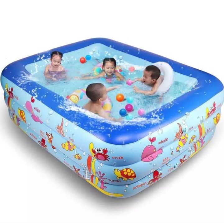 Kids Baby Children lInflatable Swimming Pool Bath Tub Portable Outdoor ...
