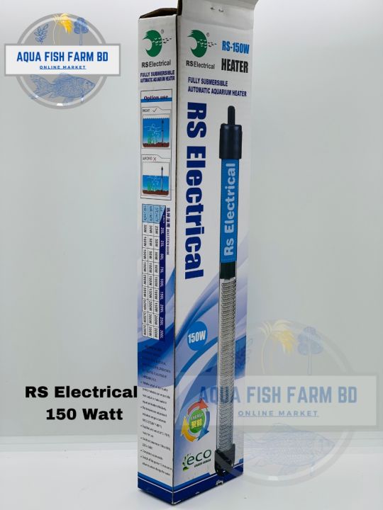 RS Electrical RS-150W, (150 watt Glass Heater) For Fish Aquarium | Daraz.com.bd