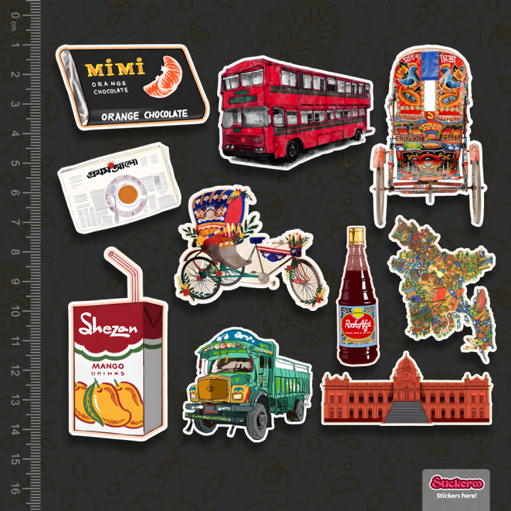 Bangladesh Identifier Stickers | Stickeroo | Daraz.com.bd