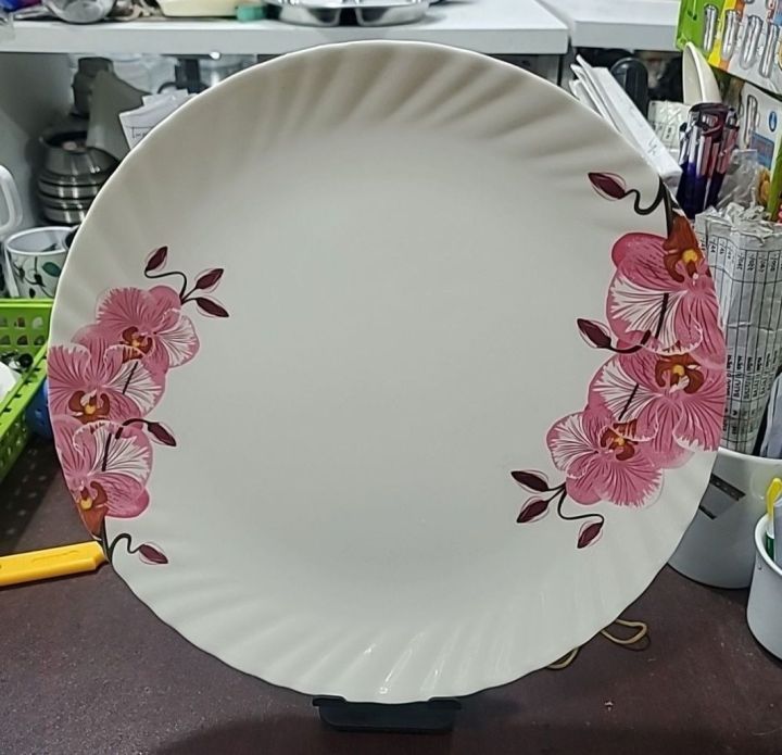 Sharif Melamine High-Quality 11-Inch Novel Plate - Stylish Addition To ...