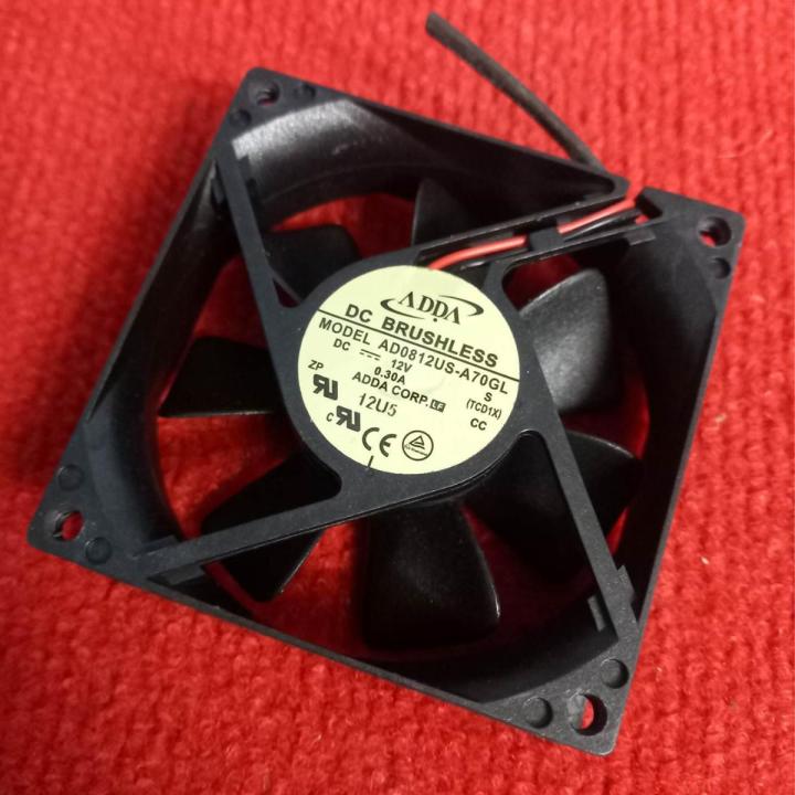 A.D.D.A 3 Inch FAN 12V COOLING Fan 3 Inch Cooling Fan 12V 80x80x25mm ...