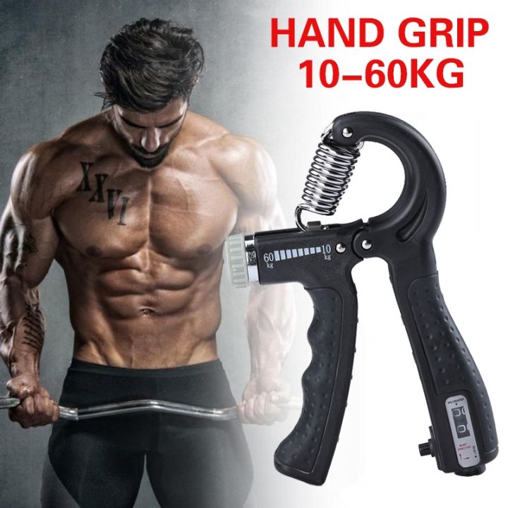 6-50Kg Adjustable Heavy Grips Hand Gripper Gym Power Fitness Hand ...