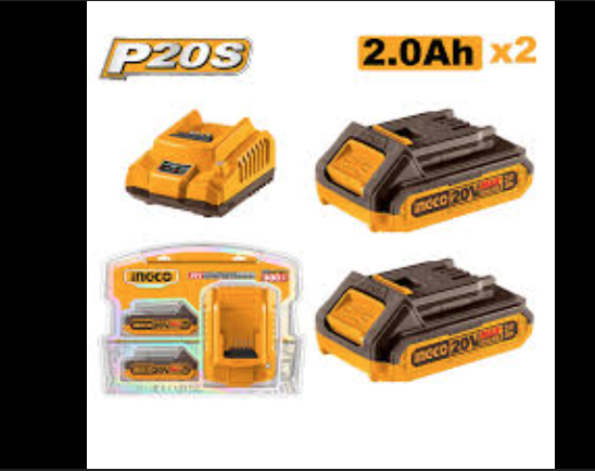 20V Lithium-Ion BATTERY AND CHARGER KIT INGCO FBCPK1222 | Daraz.com.bd