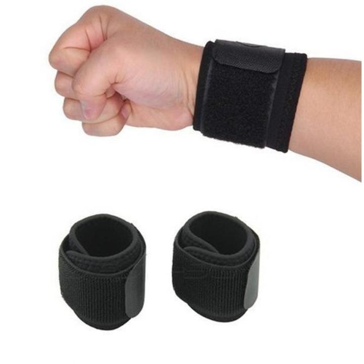 Black Wrist Guard For Workout-2 pcs | Daraz.com.bd