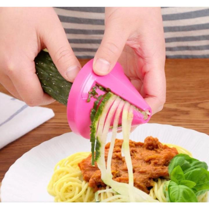 Vegetable Cutter Spiral Slicer Shred Device Vegetable Sharpener Slicer ...